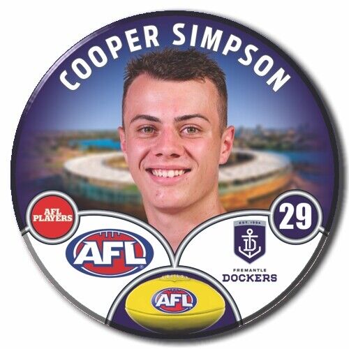 2024 AFL Fremantle Football Club - SIMPSON, Cooper – Sporting Souvenirs