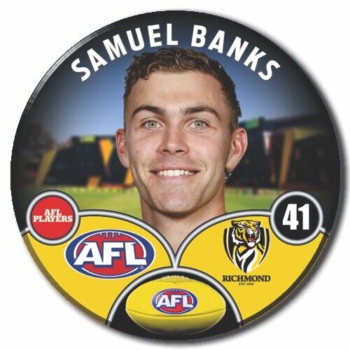 2024 AFL Richmond Football Club - BANKS, Samuel – Sporting Souvenirs