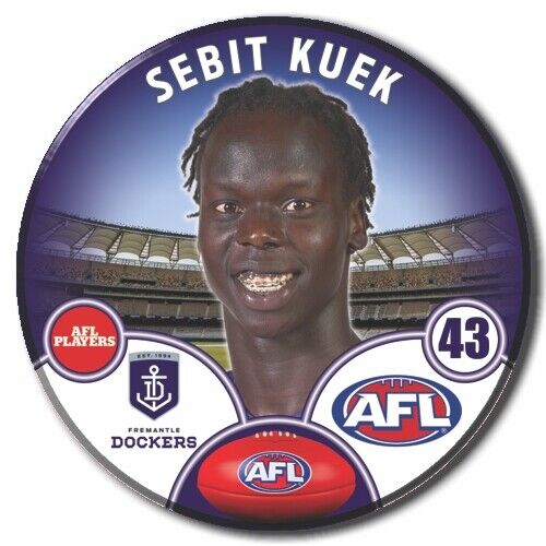 2023 AFL Fremantle Football Club - KUEK, Sebit – Sporting Souvenirs