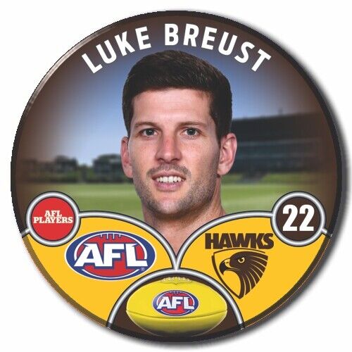 2024 AFL Hawthorn Football Club - BREUST, Luke – Sporting Souvenirs