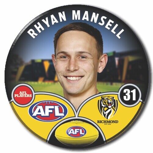 2024 AFL Richmond Football Club - MANSELL, Rhyan – Sporting Souvenirs