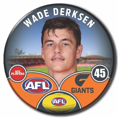 2024 AFL GWS Giants Football Club - DERKSEN, Wade – Sporting Souvenirs
