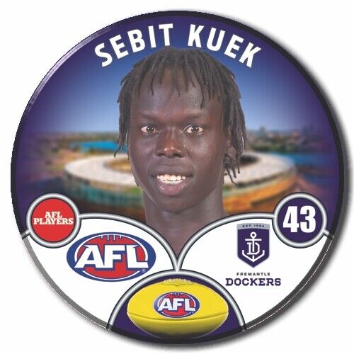 2024 AFL Fremantle Football Club - KUEK, Sebit – Sporting Souvenirs
