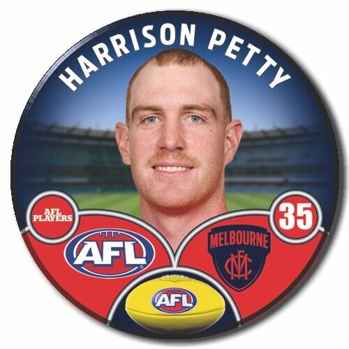 2024 AFL Melbourne Football Club - PETTY, Harrison – Sporting Souvenirs