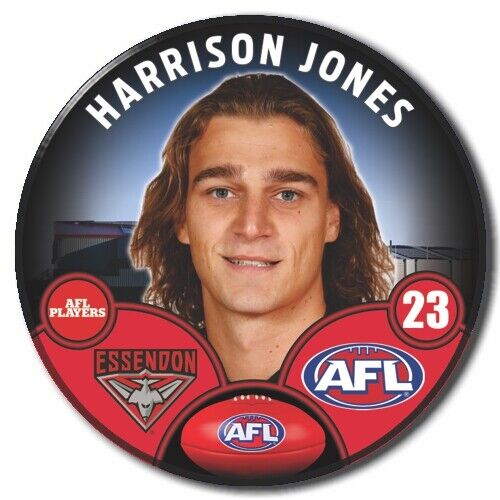 2023 AFL Essendon Football Club - JONES, Harrison – Sporting Souvenirs