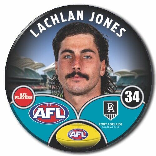 2024 AFL Port Adelaide Football Club - JONES, Lachlan – Sporting Souvenirs