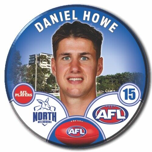 2023 AFL North Melbourne Football Club - HOWE, Daniel – Sporting Souvenirs