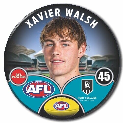 2024 AFL Port Adelaide Football Club - WALSH, Xavier – Sporting Souvenirs