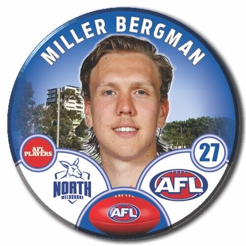 2023 AFL North Melbourne Football Club - BERGMAN, Miller – Sporting ...
