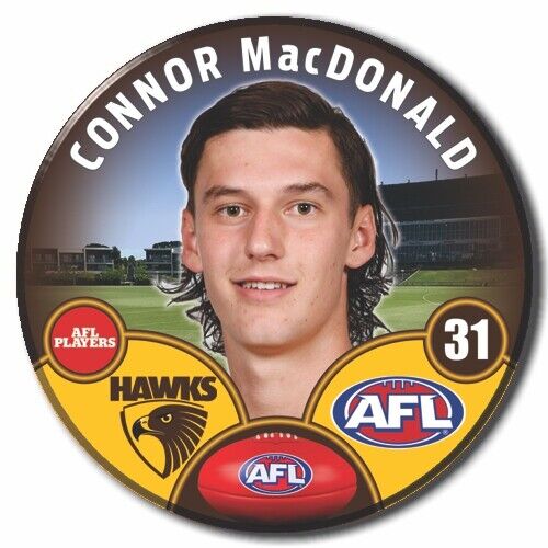 2023 AFL Hawthorn Football Club - MacDONALD, Connor – Sporting Souvenirs