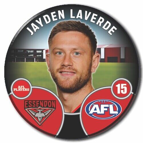 2022 AFL Essendon - LAVERDE, Jayden – Sporting Souvenirs