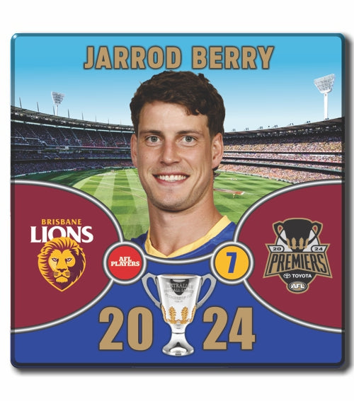 2024 AFL PREMIERS - BRISBANE LIONS - BERRY, Jarrod – Sporting Souvenirs