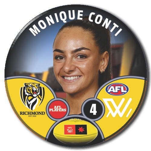 AFLW S9 Richmond Football Club - CONTI, Monique – Sporting Souvenirs