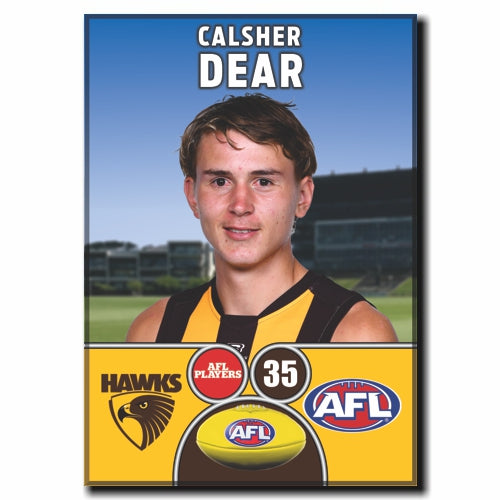 2024 AFL Hawthorn Football Club - DEAR, Calsher – Sporting Souvenirs