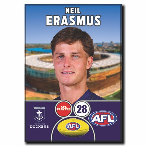 2024 AFL Fremantle Football Club - ERASMUS, Neil – Sporting Souvenirs