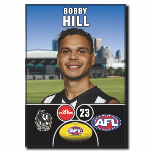 2024 AFL Collingwood Football Club - HILL, Bobby – Sporting Souvenirs