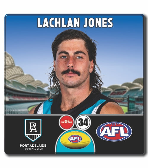 2024 AFL Port Adelaide Football Club - JONES, Lachlan – Sporting Souvenirs