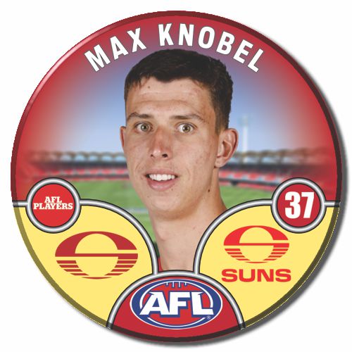 2025 AFL Gold Coast Suns Football Club - KNOBEL, Max – Sporting Souvenirs