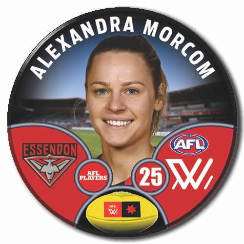 AFLW S9 Essendon Football Club - MORCOM, Alexandra – Sporting Souvenirs