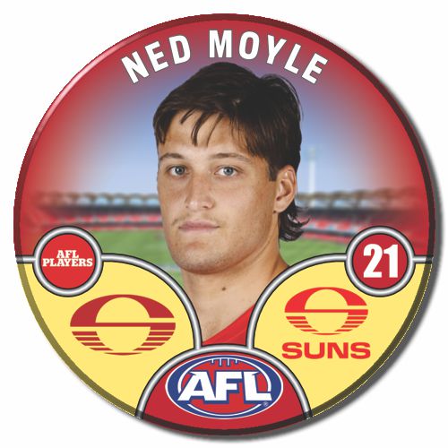 2025 AFL Gold Coast Suns Football Club - MOYLE, Ned – Sporting Souvenirs