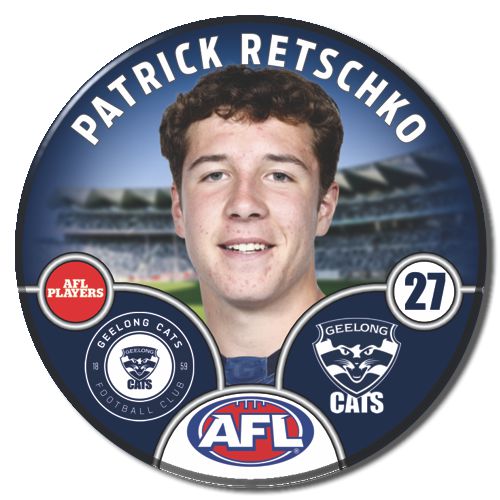 2025 AFL Geelong Football Club - RETSCHKO, Patrick – Sporting Souvenirs