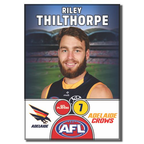 2025 AFL Adelaide Football Club - THILTHORPE, Riley – Sporting Souvenirs