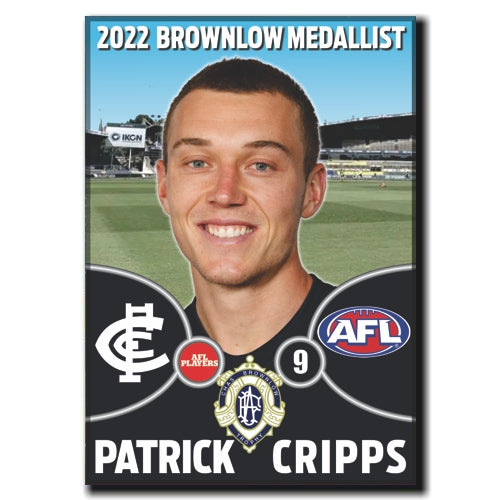 2022 AFL Brownlow Medallist - CRIPPS, Patrick – Sporting Souvenirs