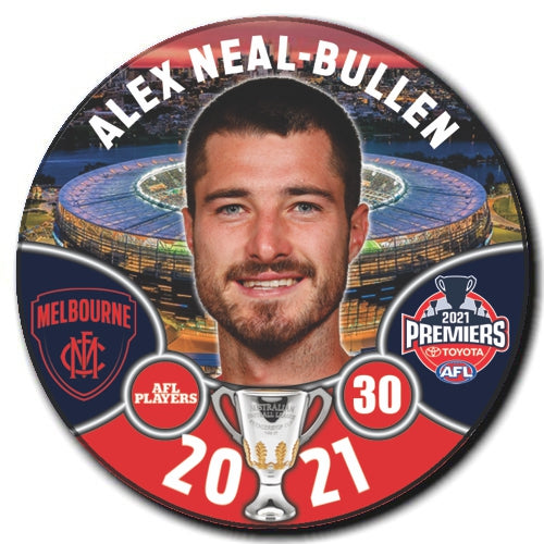 2021 AFL PREMIERS PLAYER BADGE - NEAL-BULLEN, Alex – Sporting Souvenirs